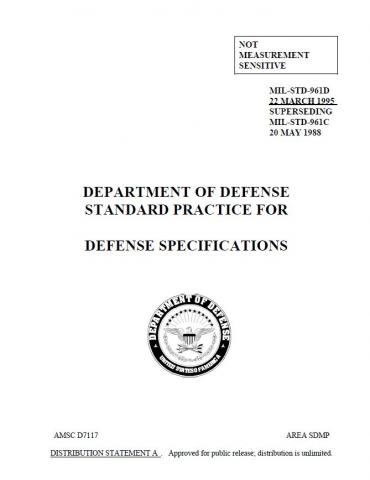 MIL STD- Defense Specifications | SE Goldmine